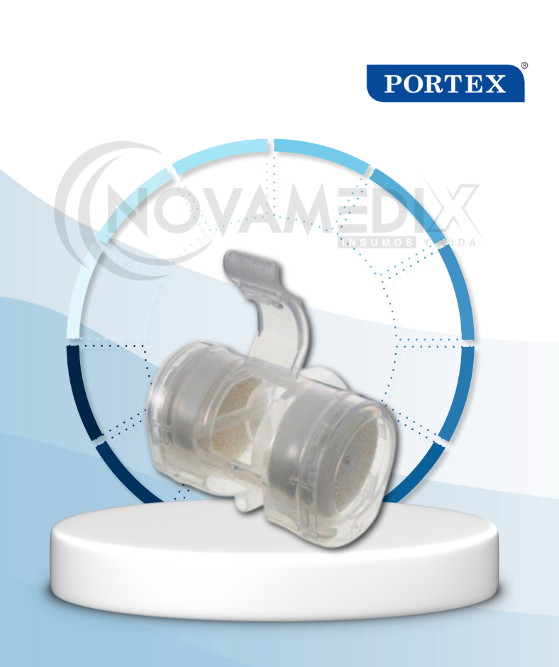 Filtro HME con Puerto de Oxígeno | Unidad – Novamedix